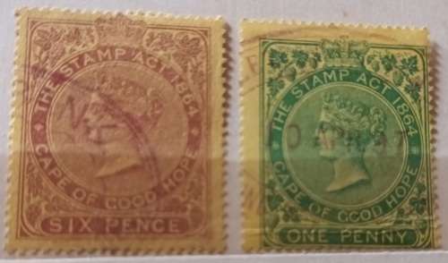 Cape of Good Hope - Cape of Good Hope - Victoria - The Stamp Act 1864 ...