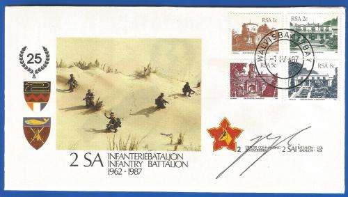 Republic of South Africa - RSA-S A Army Foundation-FDC-Cover-No2-Signed ...