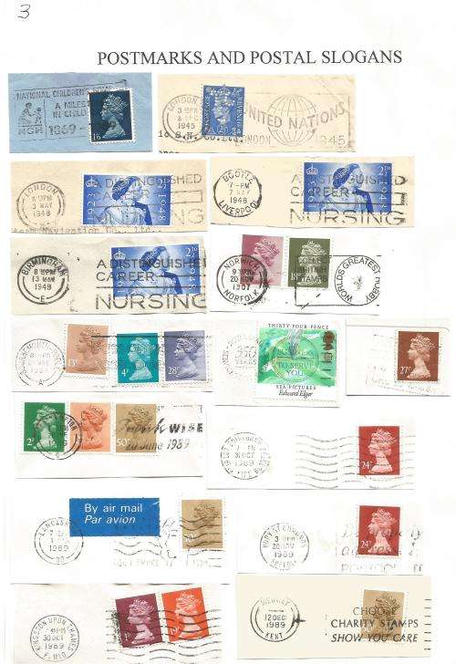 England - England-Bulklot-Used-Postmarks-Post Marks-Cancel-Thematic ...