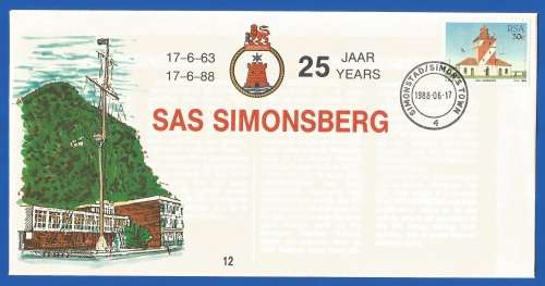 Republic of South Africa - RSA-SA Navy-1988-FDC-Cover No12-No 4595/5000 ...