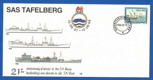 Republic of South Africa - RSA-SA Navy-1988-FDC-Cover No13-No 2489/5000 ...