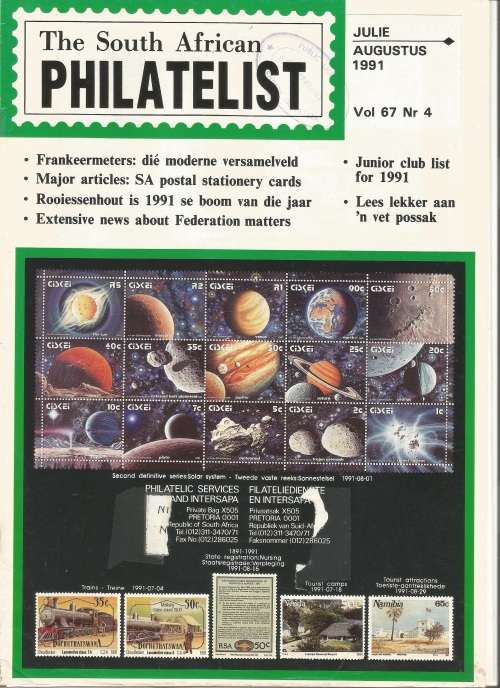 Catalogues, Books & Magazines - The South African Philatelist Magazine ...
