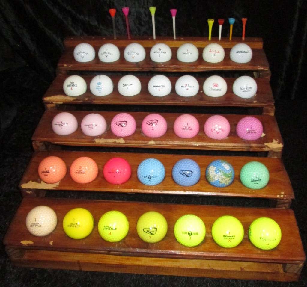 Sporting Memorabilia - Sport-Golf Ball Collection-Memorabilia Homemade ...