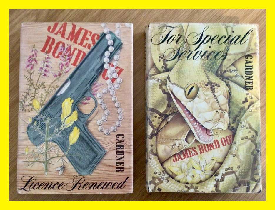 First Editions - Two James Bond 007 First Edition Books Hardcover with ...