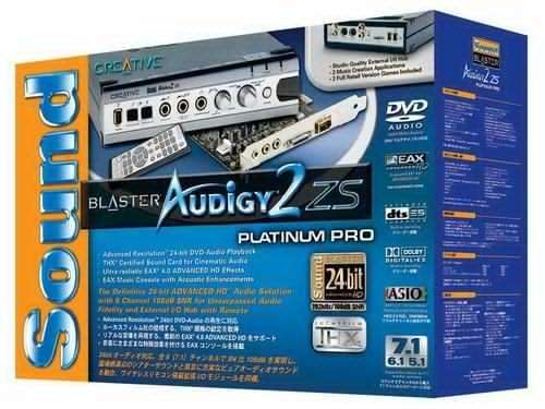 Sound Cards - Creative Audigy 2 Sound Blaster Pro ZS Platinum Pro was ...