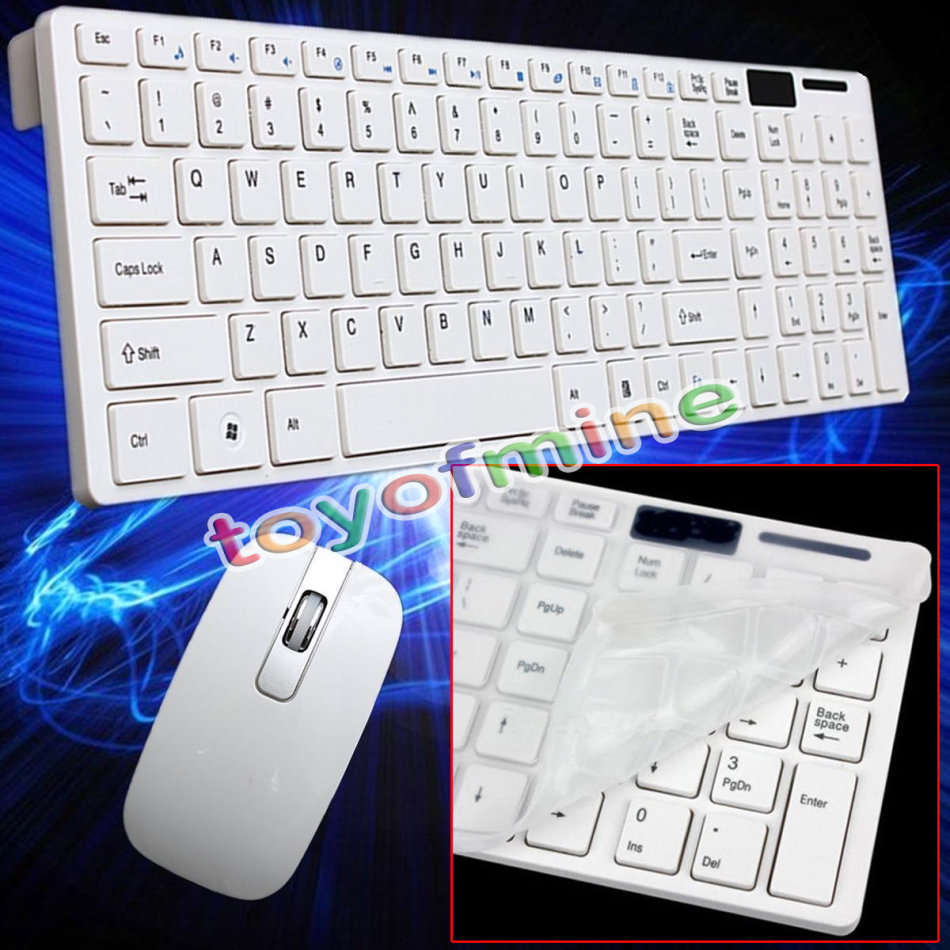 Keyboard & Mouse Bundles - Slim 2.4GHz Wireless Keyboard and Optical ...