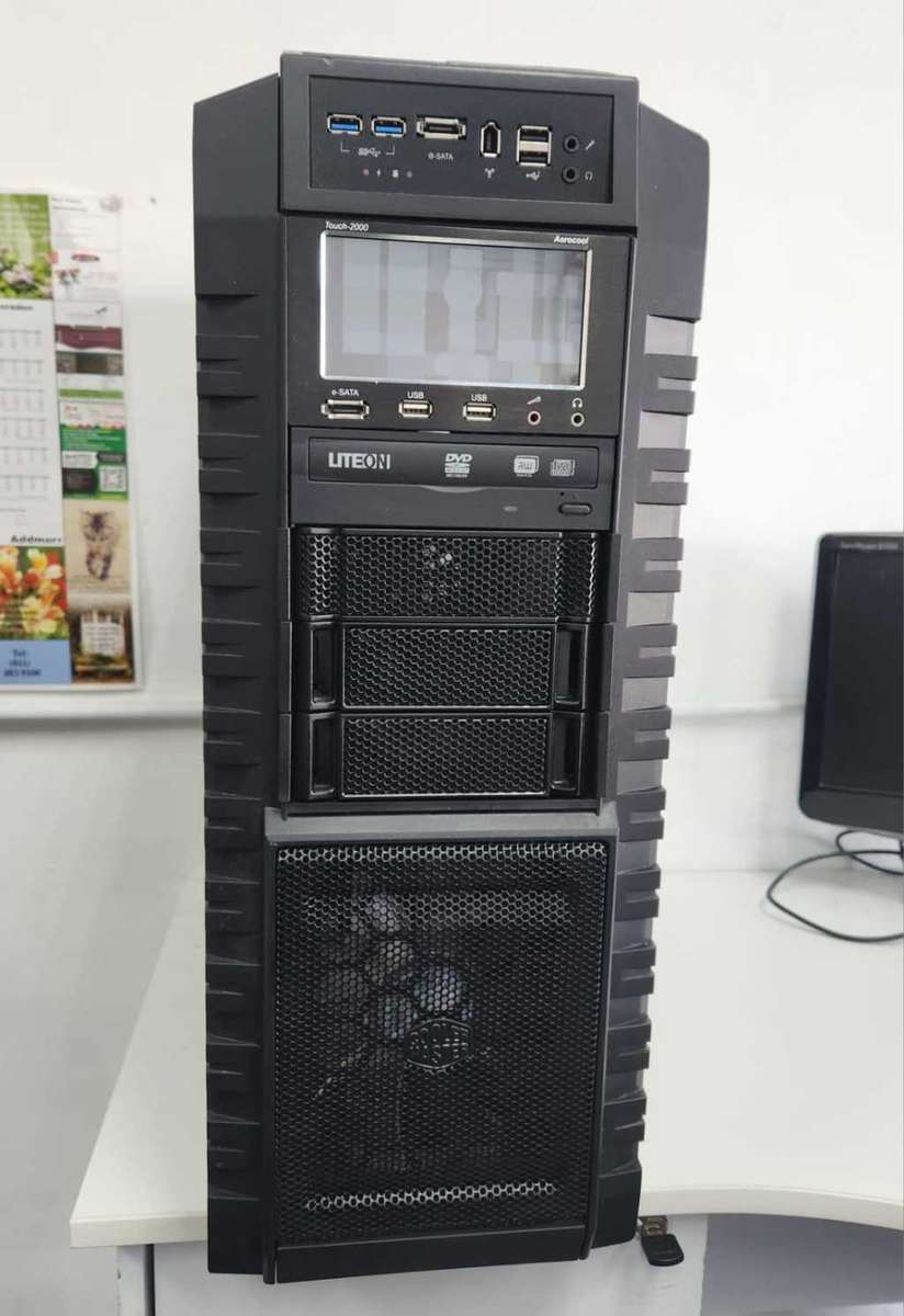 Cases & Towers - Cooler Master HAF x High Air Flow Tower Computer Case ...