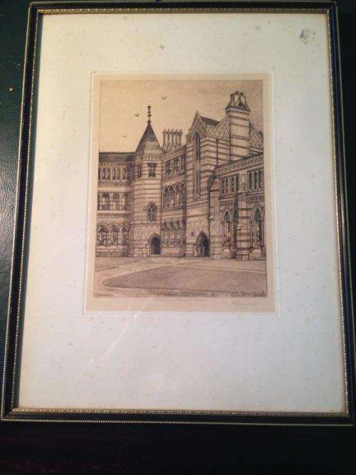 Other Original International Art - STUNNING VINTAGE ETCHING BY EDWARD ...