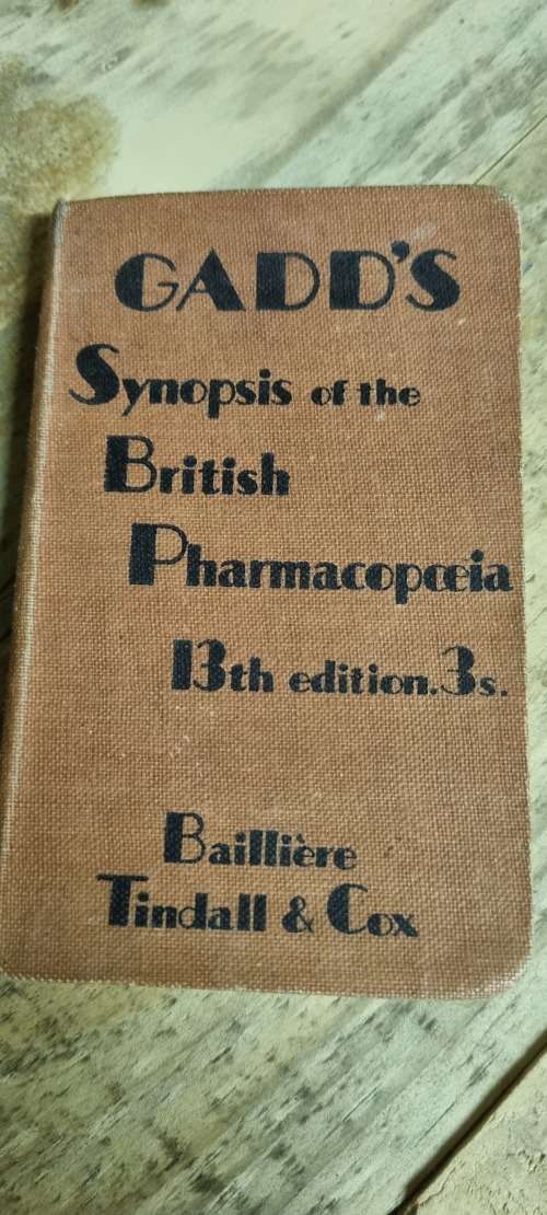 Science & Technology - Gadd`s Synopsis of the British Pharmacopoeia ...