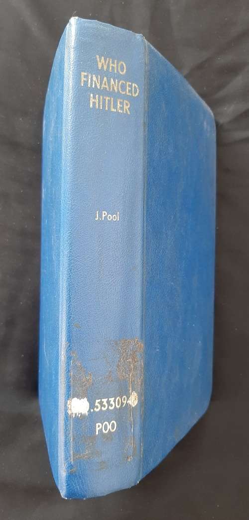 Books - Who Financed Hitler By James Pool & Suzanne Pool for sale in ...