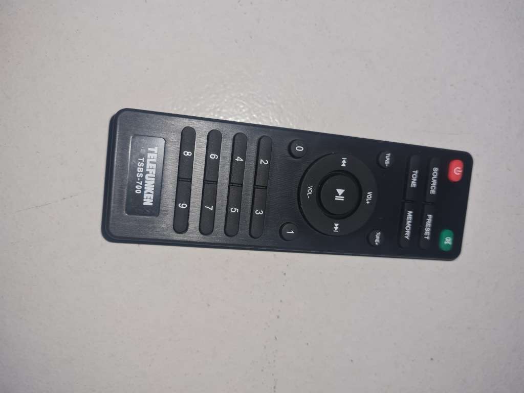 Remote Controls - Telefunken TSBS-700 Soundbar Remote for sale in ...