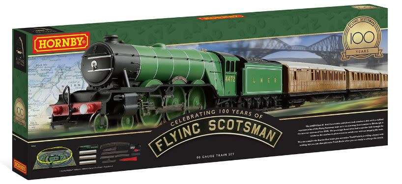 Train Sets - Flying Scotsman Train Set - HO Scale (Hornby HORR1255M ...