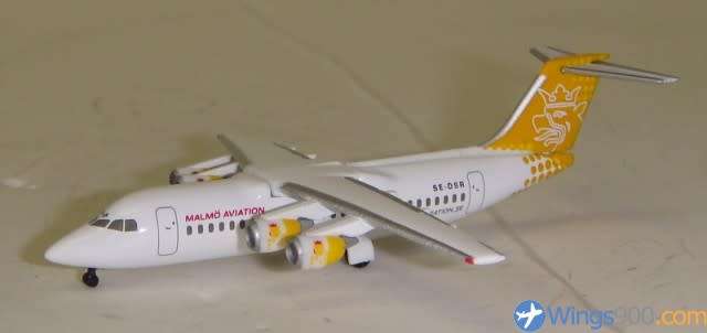 Models - Avro RJ100 Malmo Aviation - 1/500 Scale (HW513739)(Herpa Wings ...
