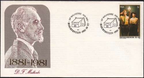 Republic of South Africa - RSA COMM. COVER 1981: D.F. MALHERBE for sale ...