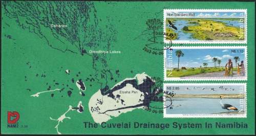 Namibia - NAMIBIA 2003: FDC 3.38 - THE CUVELAI DRAINAGE SYSTEM IN ...