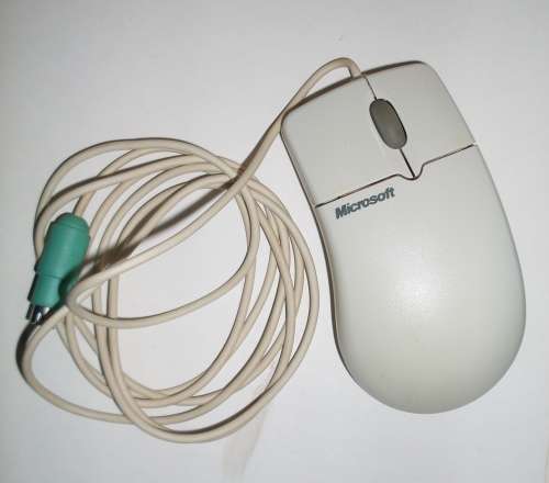 Vintage - Microsoft PS/2 Intellimouse 1.2A Ball Driven Scroll Button ...