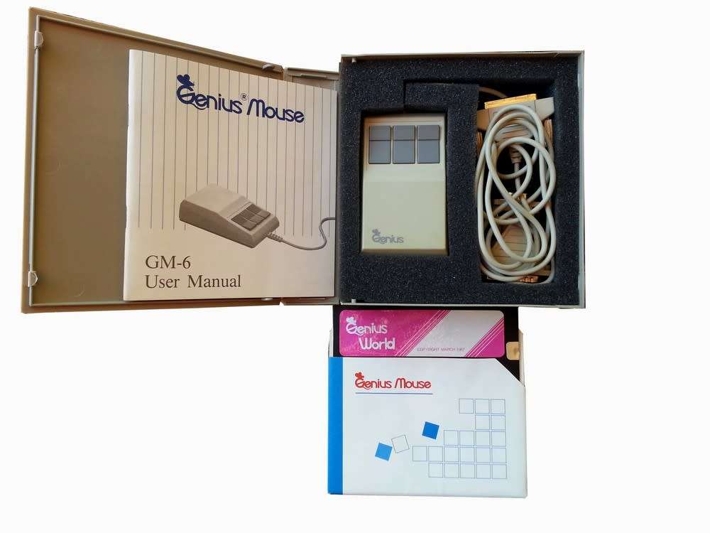 Vintage - Genius GM-6 Serial Ball Driven Mouse 3-Button (1987) for sale ...