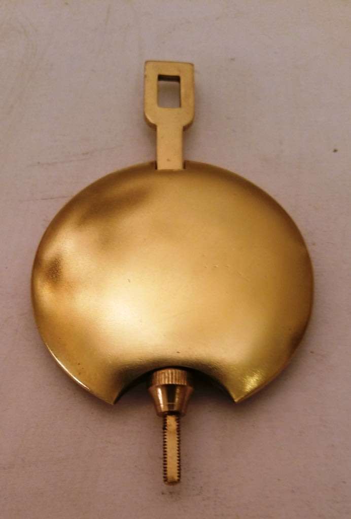Mantel Clocks - BRASS PENDULUM FOR MANTEL CLOCK [OR OTHER PENDULUM ...