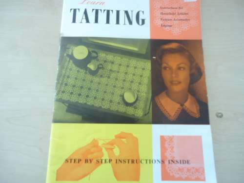 Patterns - COATES "LEARN TATTLING" BOOK # 660 - 24 PAGES A4 SIZE BOOK ...