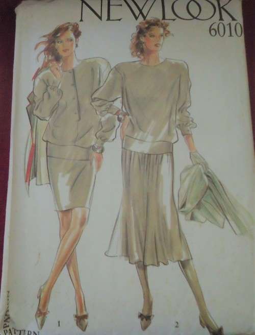 Other Sewing Accessories - NEW LOOK PATTERNS 6010 TOP + SKIRT SIX SIZES ...