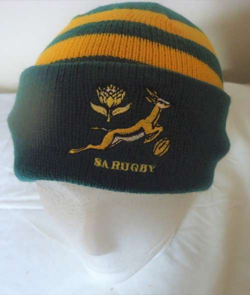 Supporters Gear & Collectibles - SPRINGBOK BEANIE GREEN and GOLD ...