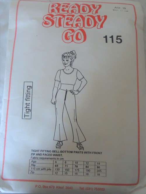 Other Sewing Accessories - READY-STEADY-GO PATTERN-#115 - TIGHT FITTING ...