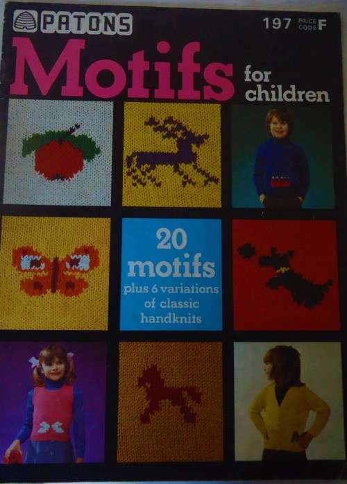 Patterns - PATONS 197 MOTIFS FOR CHILDREN - 20 MOTIFS PLUS 6 VARIATIONS ...