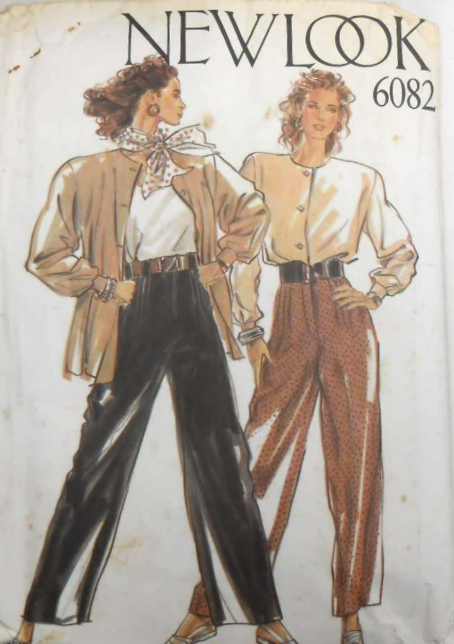 Other Sewing Accessories - NEW LOOK PATTERNS 6082 BLOUSE/TOP & PANTS ...