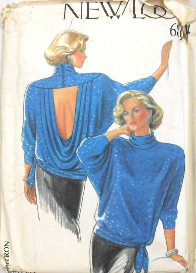 Patterns - NEW LOOK PATTERNS 6804 STUNNING TOP - HIGH NECK & BACK ...