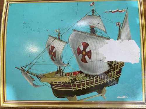 Ships & Boats - VINTAGE WOODEN SHIP MODEL KIT - GRAUPNER SANTA MARIA AD ...