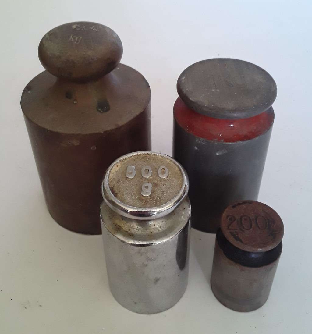 Scales & Weights - Collection Of 4 Vintage Scale Weights. for sale in ...