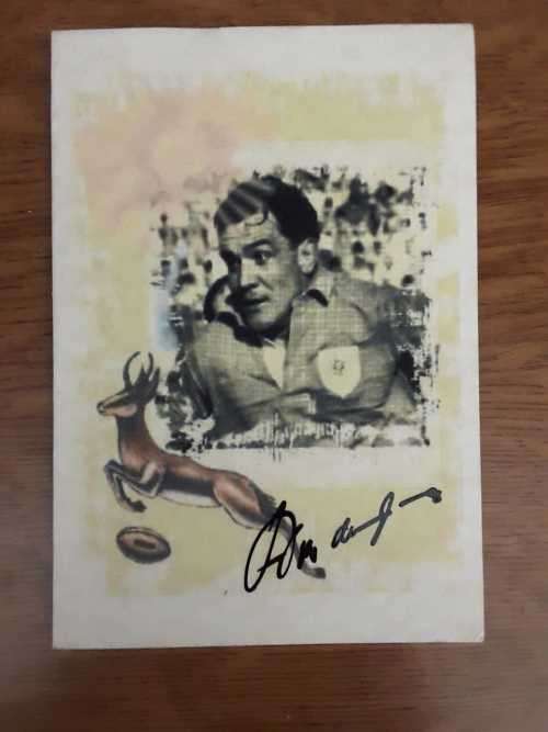 Sporting Memorabilia - Player of the Century - Frik du Preez Dinner ...