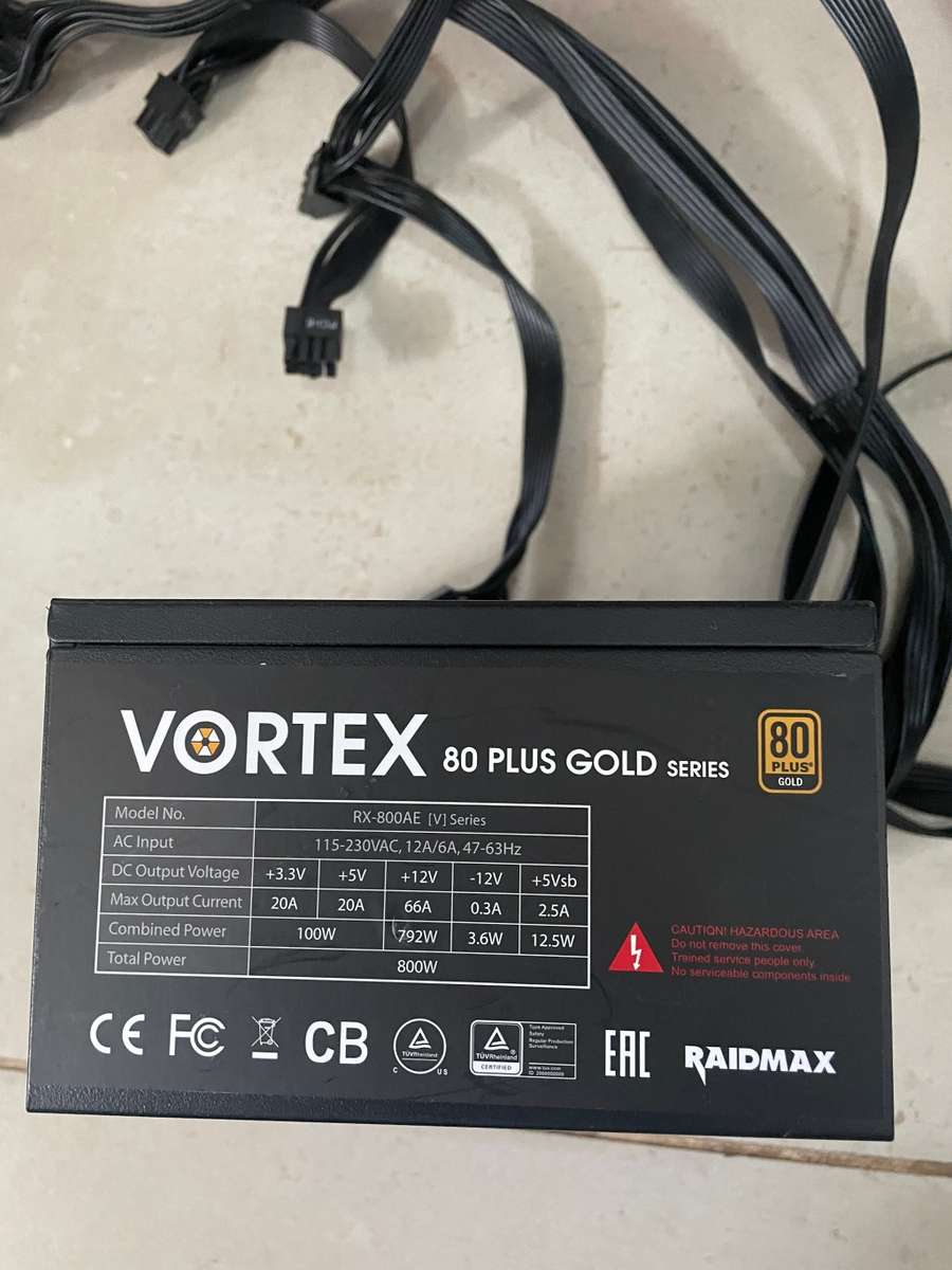 Power Supplies - Raidex - Vortex - 800 w Power Supply was sold for R601 ...