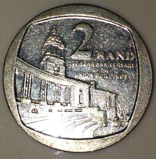 Two Rand - SOUTH AFRICA R2 100 YEARS OF FREEDOM [UNION BUILDINGS] 2014 ...
