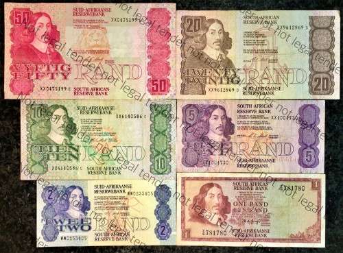 CL Stals - REPLACEMENT NOTES COMPLETE SET OF CL STALS & DECIMALS R50 TO ...