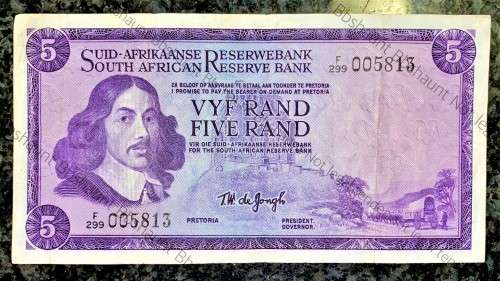 GPC de Kock - TW DE JONGH R5 LOW NUMBER F299-005813 VAN RIEBEECK WTM ...