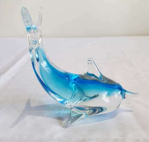 Studio Glass - Stunning Hand Blown Murano Glass Dolphin (1) - VGC - All ...