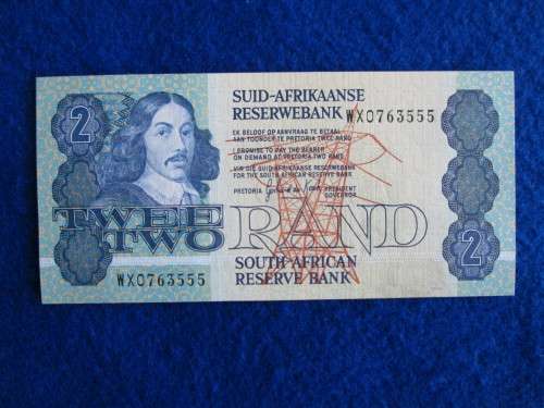 GPC de Kock - SA R2 G de Kock replacement note WX. UNC. was sold for ...