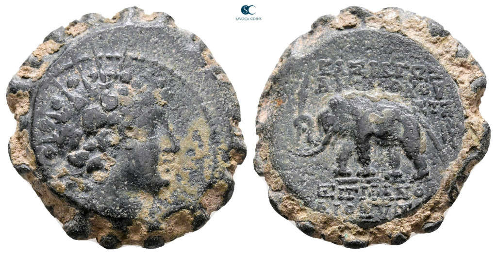 Ancient & Shipwreck - Ancient Greek coin | Serrated, elephant design ...