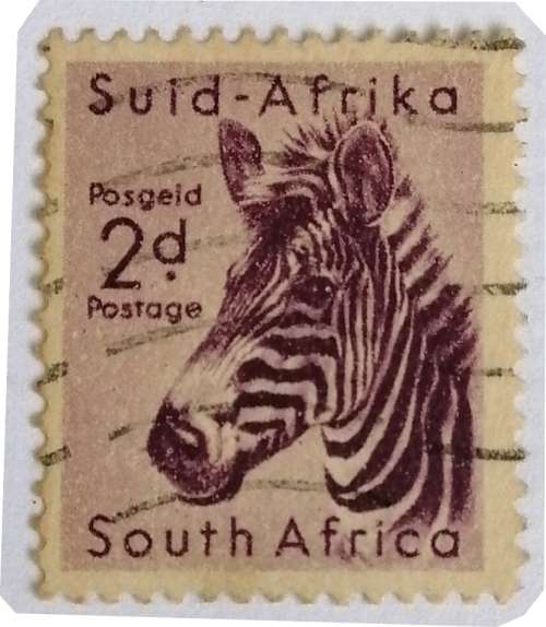 Republic of South Africa - 1 x used Suid-Afrika 1954 animal series 2d ...