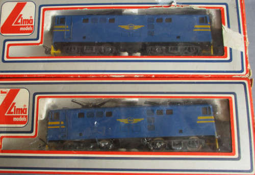 Locomotives - LIMA HO SCALE - E444 BLUE TRAIN LOCO AND DUMMY - BOXED ...