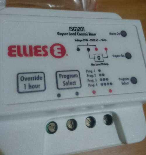 Electrical Timers Ellies Geyser Load Control Timer Isg1201 Was Sold