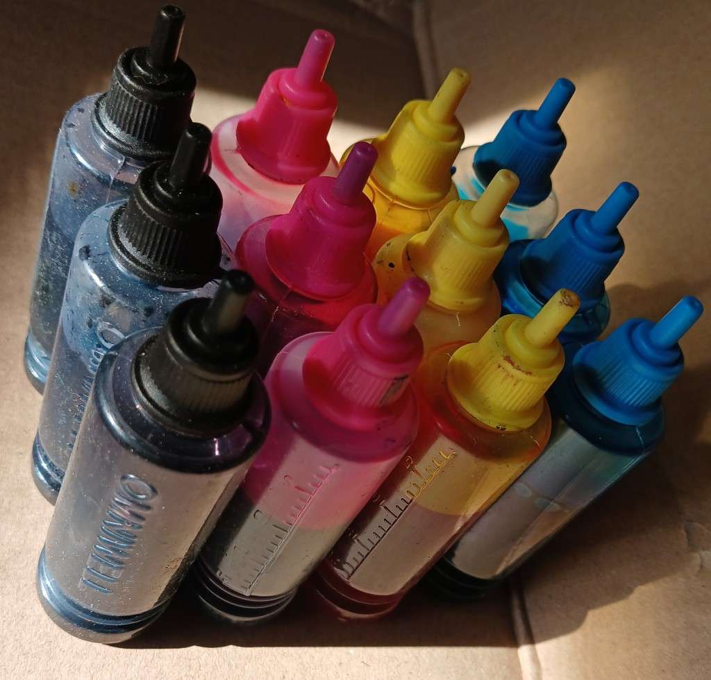Ink Refill Kits - Omniwell Printer Ink (Pigment) Bid for the lot was ...