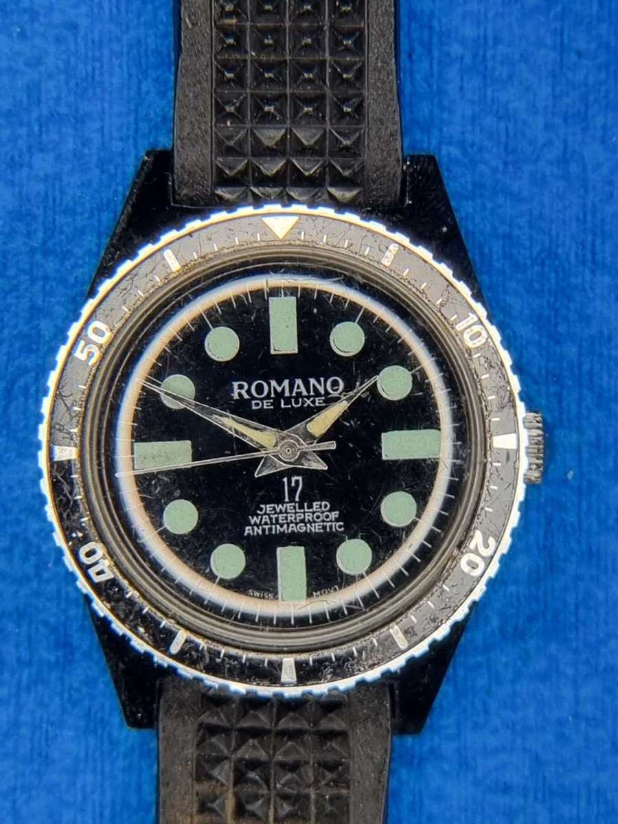 Rare & Collectable Watches - Vintage Romano De Luxe Diver (Serviced ...