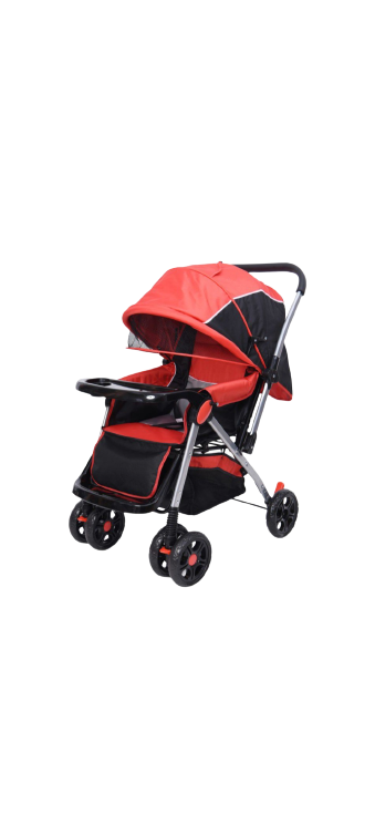 Strollers - Baby stroller Pram with lift up foot Rest and Reversible ...