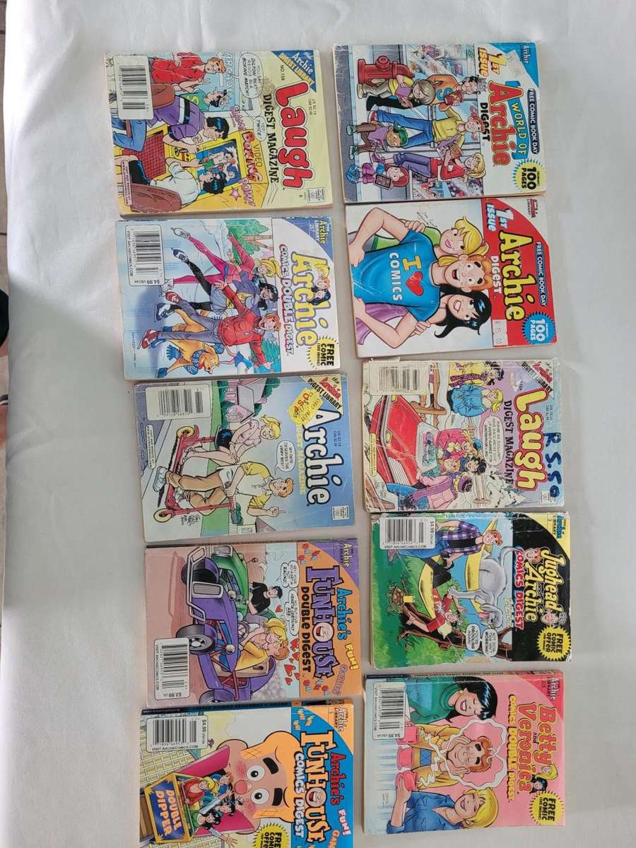Comic Books - TEN Archie, Jughead, Betty and Veronica ARCHIE LIBRARY ...