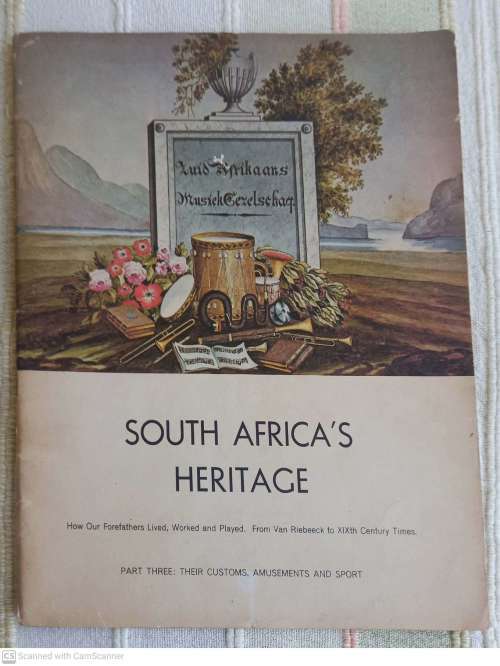 Africana - South Africa`s Heritage, part 3 : Their Customs, Amusements ...