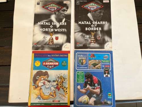 Sporting Memorabilia - Rugby Programmes - 4 Programmes (See Description ...