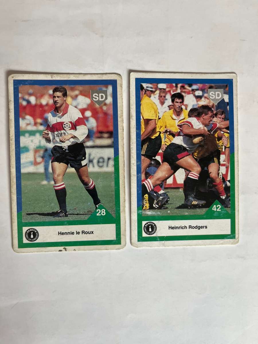 Sporting Memorabilia - Rugby Cards - 1992 Sports Deck Rugby Cards * 2 ...