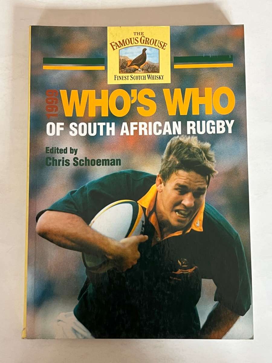 Sporting Memorabilia - Rugby book - Whos who of South-African Rugby ...